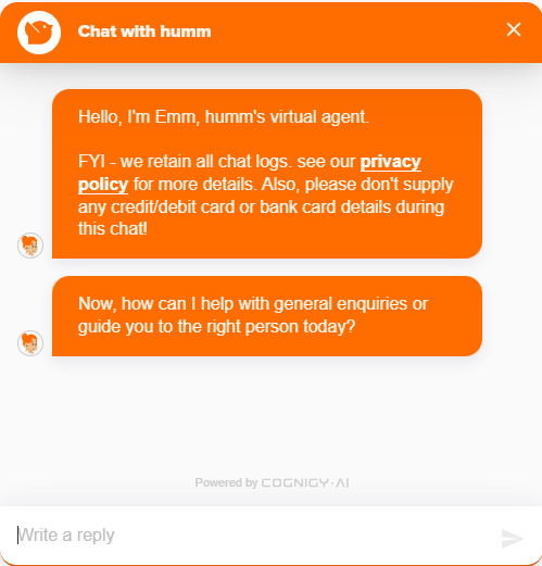 Humm Group | Cognigy
