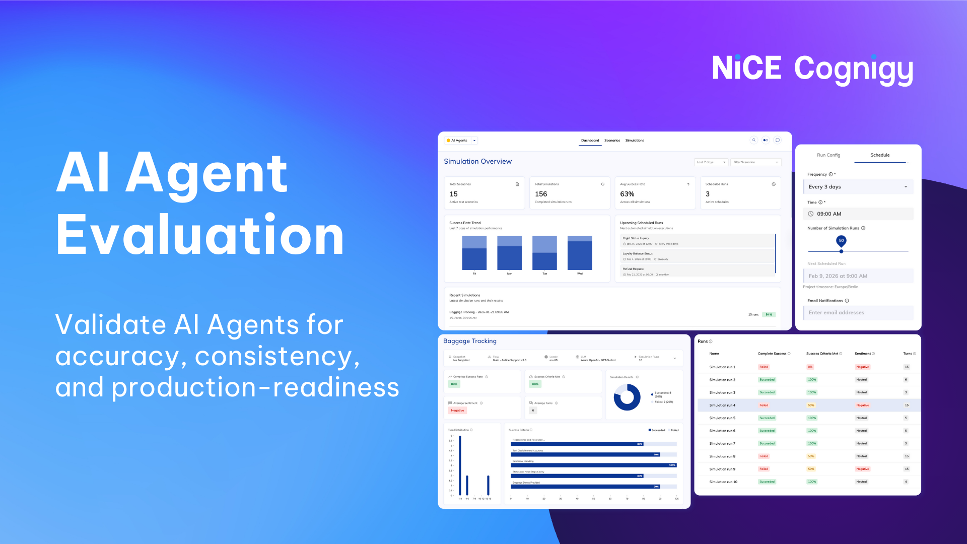 AI Agent Evaluation | NiCE Cognigy