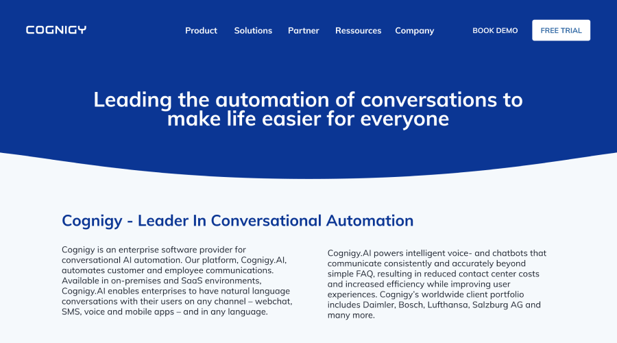 About Us | Cognigy