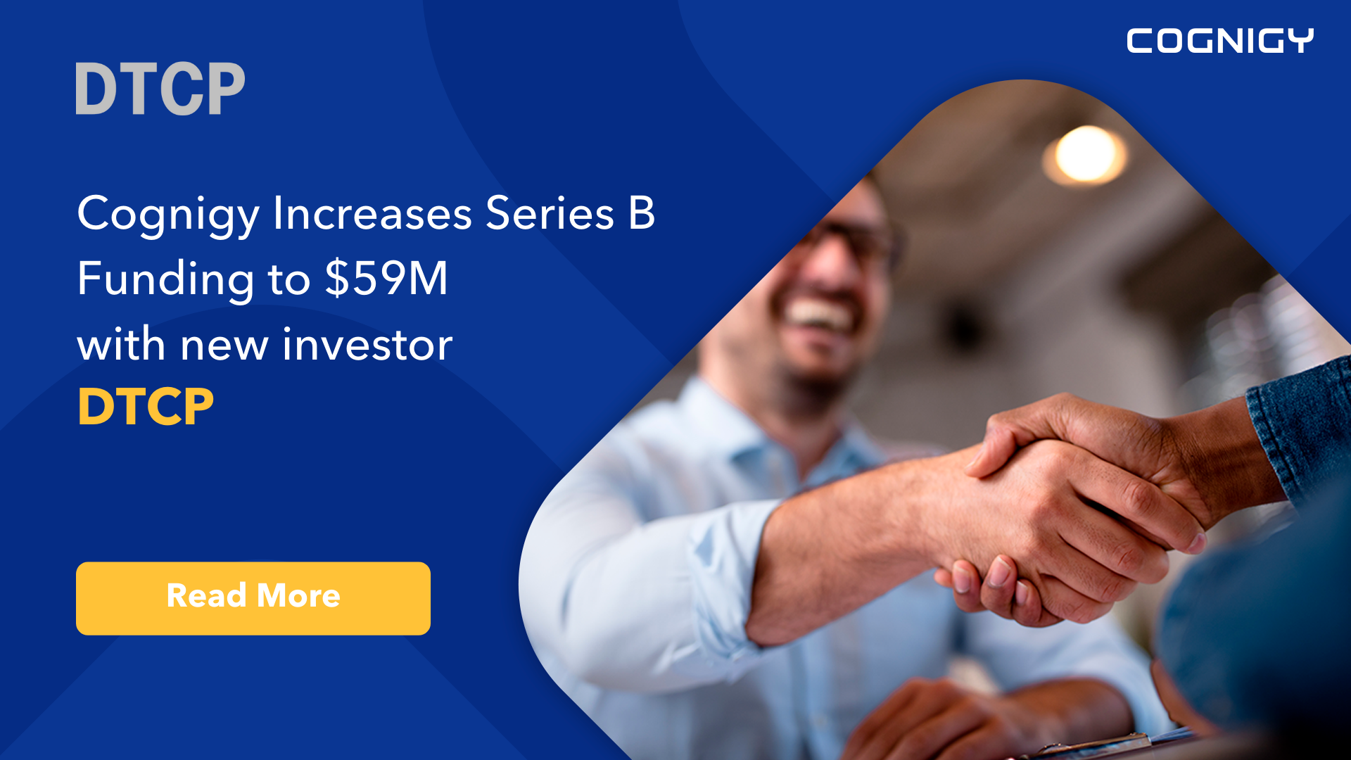 Cognigy Increases Series B Funding to $59M with new investor DTCP