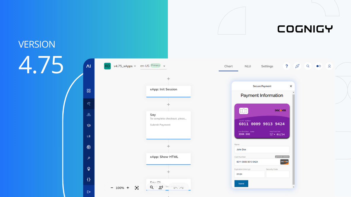 Native Multimodal UX in Cognigy Webchat and More with Cognigy.AI v4.75