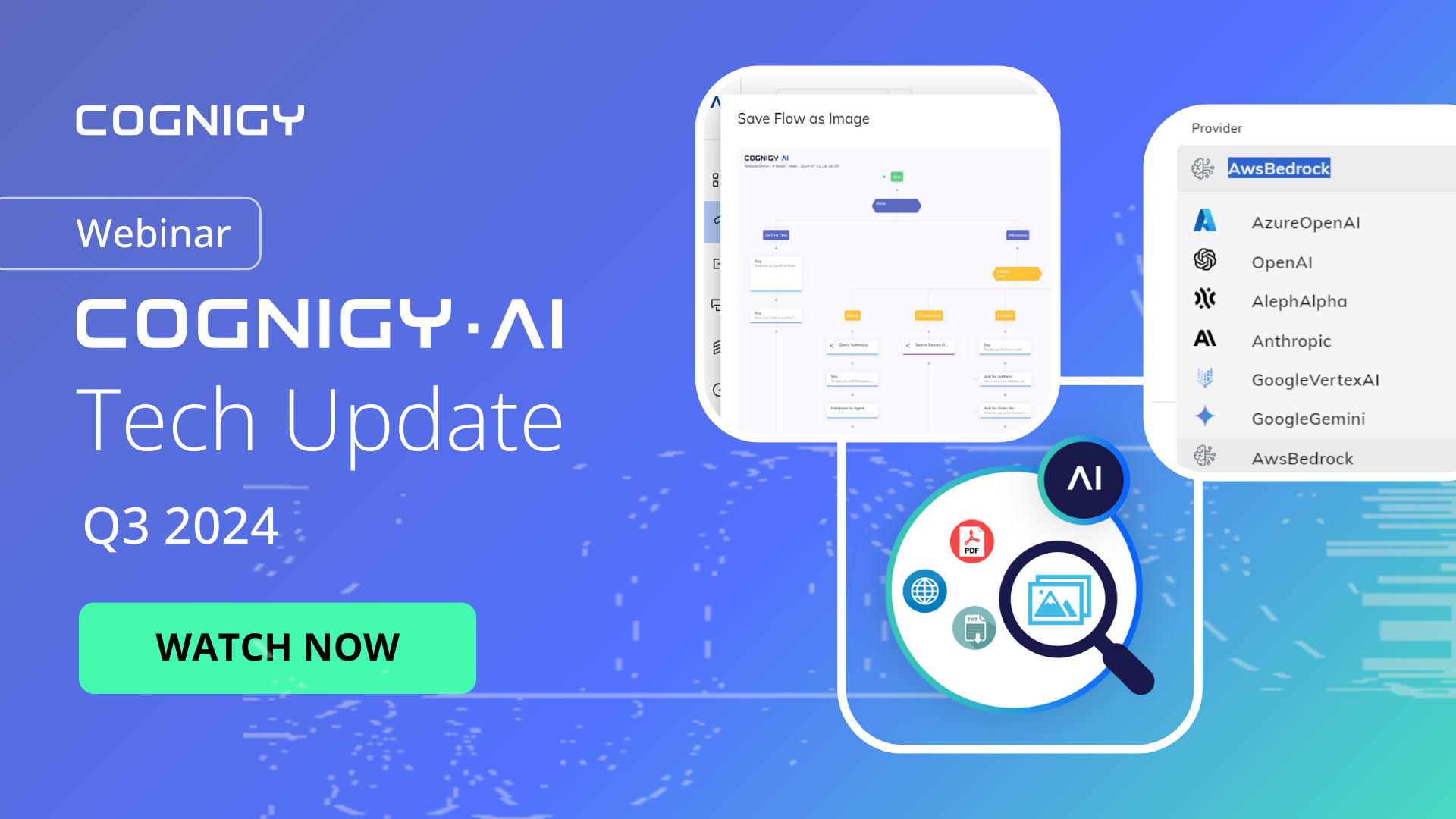 Now On-Demand: Cognigy.AI Tech Update Q3 2024