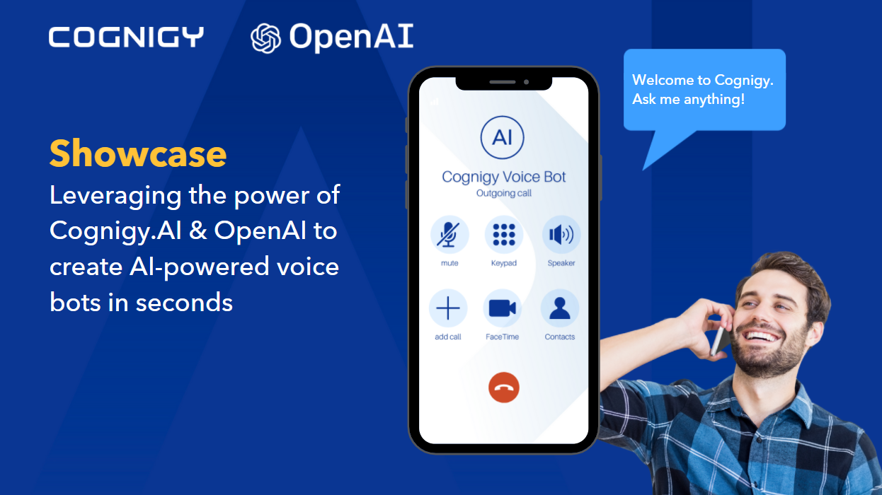 On the Phone with an AI: Using GPT-3 to power a Voice Bot｜Cognigy